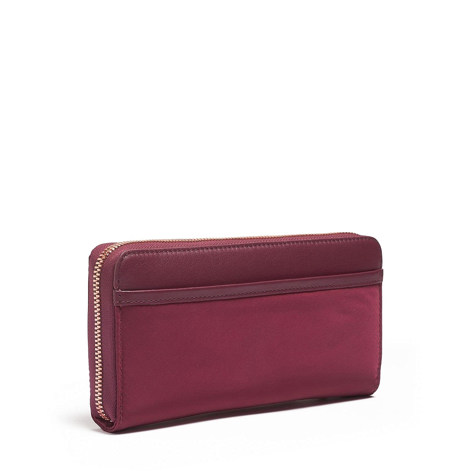 TUMI - Voyageur Zip-Around Continental Wallet - Card Holder for Women - Berry