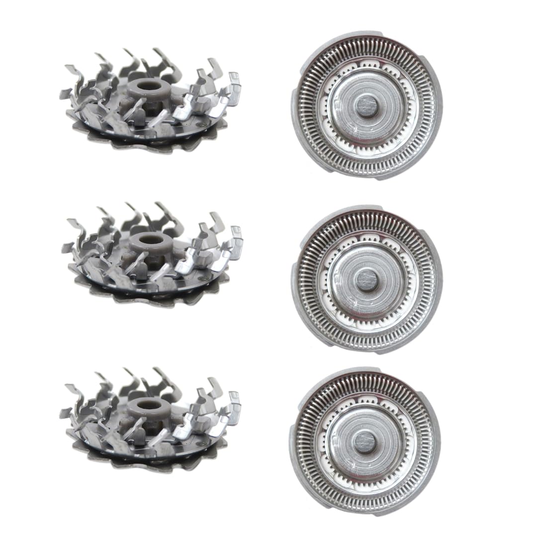 SH90 Replacement Heads for Philips Norelco Shaver Series 9000 ,Series 8000 & 8950,MultiPrecision Blades, Easy Cut and Installation.