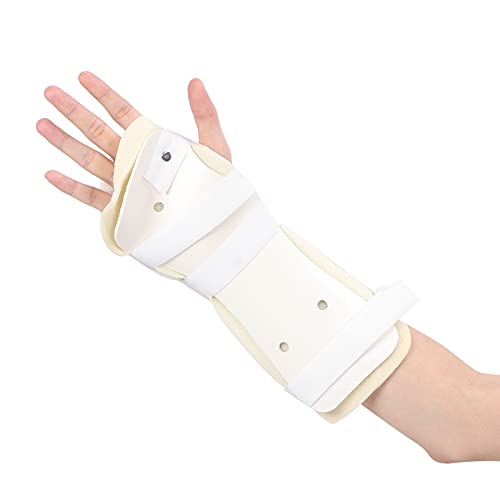 Wrist Support Splint, Pain Relief Hard Shell Wrist Brace for Sports Injuries for Women for Sprain for Joint Instability for Men for Carpal Tunnel(Right Hand, L)