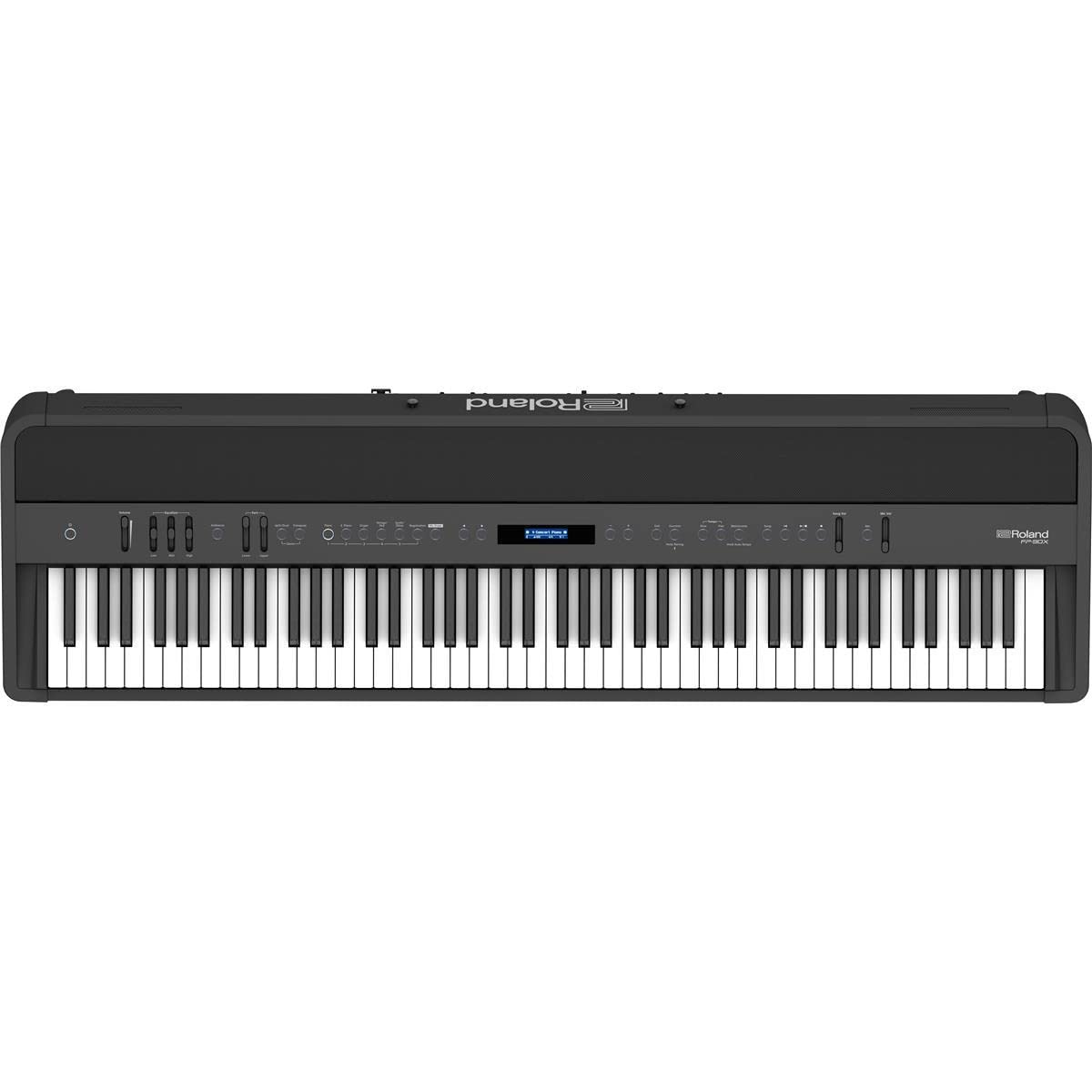 Roland, 88-Key FP-90X Portable Digital Piano with Premium Features and Built-in Powerful Amplifier and Stereo Speakers (FP-90X-BK)