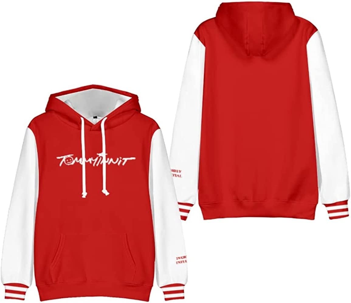 TEATYUKE TommyInnit Baseball Merch Dream Team SMP Hoodie Woman Man Sweatshirt Couple Clothes (1,L)