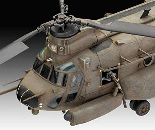 Revell RV03876 1:72-MH-47 Chinook Plastic Model kit, Multicolour, 1/72