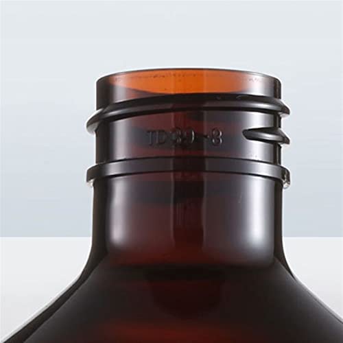 Soap Dispenser 500ml Refillable Empty Bottle Press Pump Shampoo Lotion Soap Liquid Dispenser Plastic Container,Kitchen Home Hotel Bathroom Accessories Bathroom Soap Dispenser (Color : Brown)