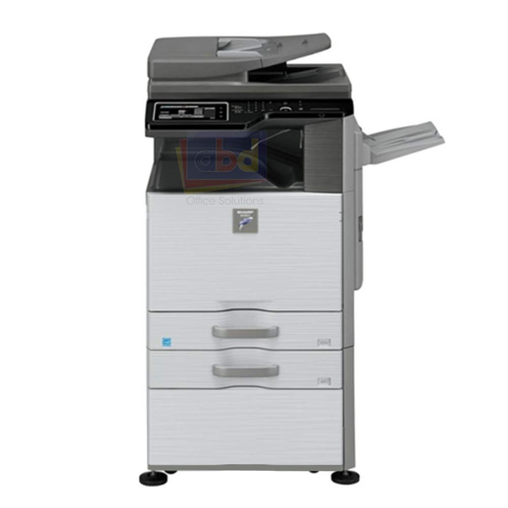Sharp MX-M365N Tabloid/Ledger-Size Monochrome Laser Multifunction Printer - 36ppm, Copy, Print, Network Print, Color Network Scan, E-Mail, Auto Duplex, Wireless Network, 2 Trays, Stand (Renewed)