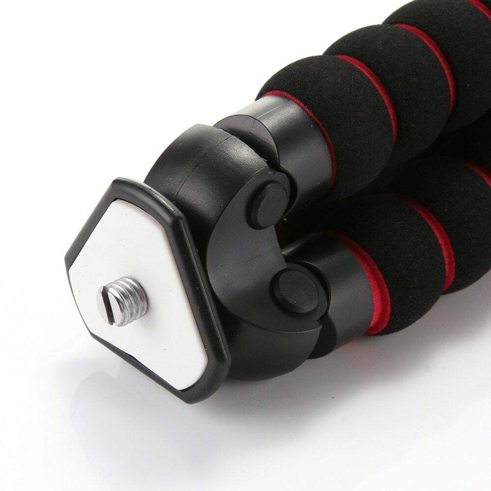 Runshuangyu Portable Octopus Flexible Tripod Stand, 1/4'' Screw Mounting, for Canon Nikon Sony Panasonic Pentax Olympus Camera Digital DV Gopro Action DSLR - Size M
