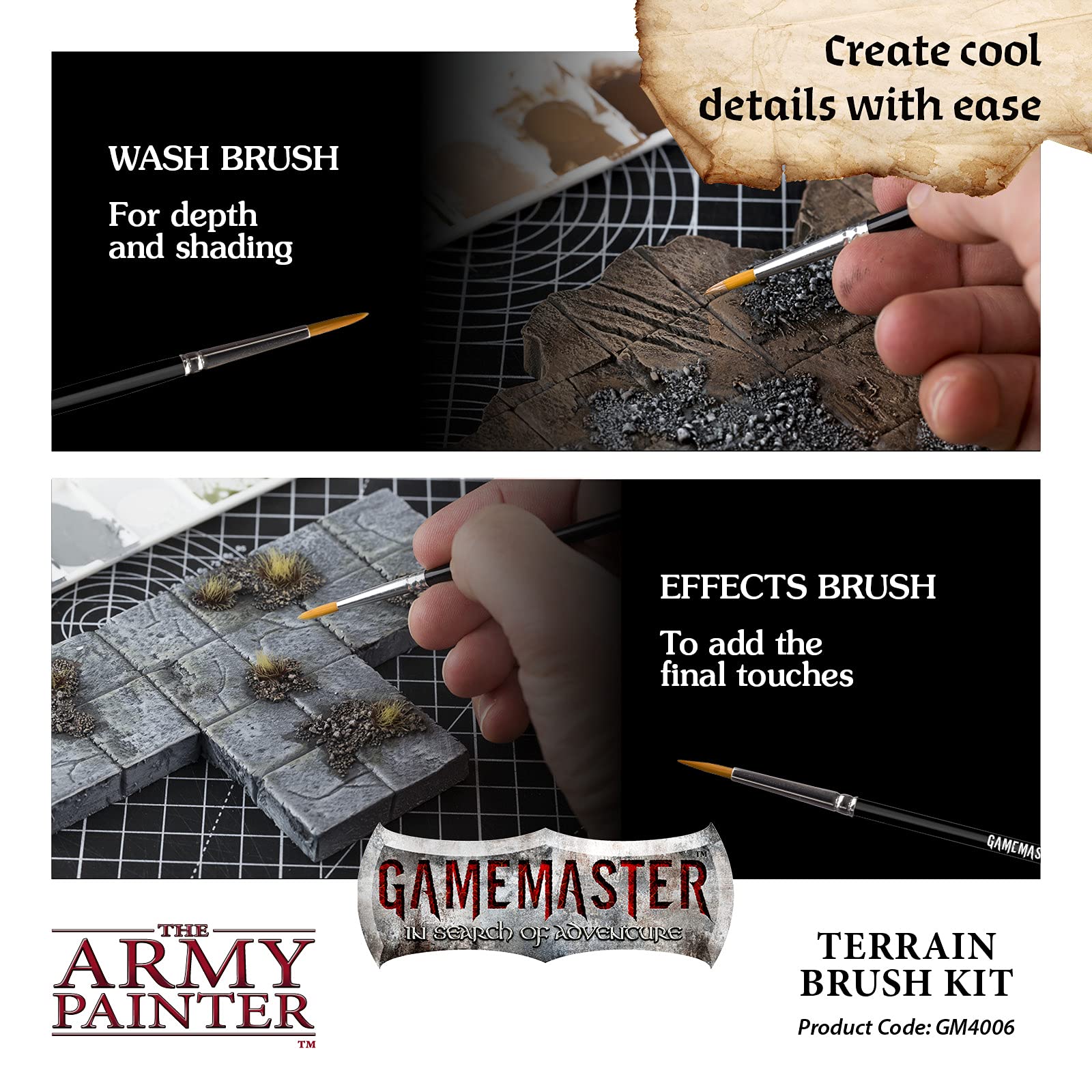 The Army Painter Gamemaster: XPS Foam Board Styrofoam Board - 7 Pack 2.95 x 15.75 x 12.01 inches Terrain Building Materials for DND, Wargames or Dioramas