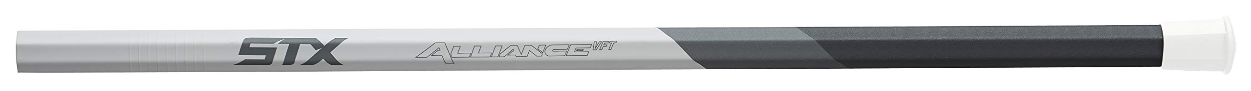 STX Lacrosse Alliance VTF Composite Attack Handle, White/Grey, White