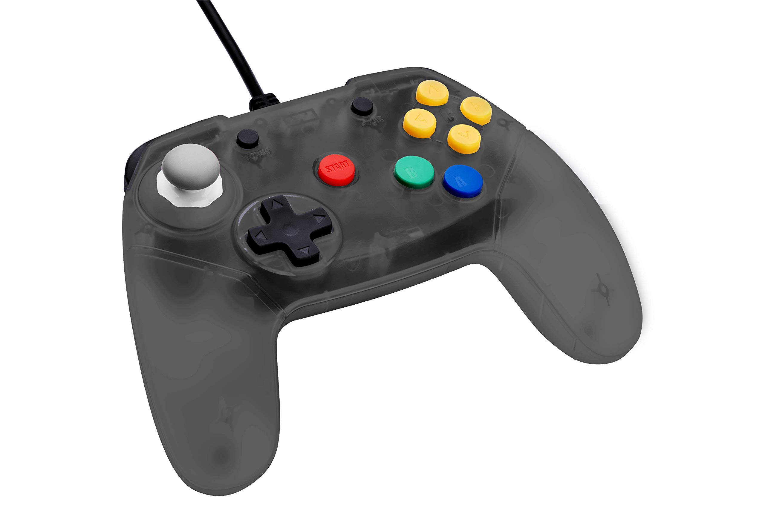Retro Fighters Brawler64 Next Gen N64 Controller Game Pad - Nintendo 64 β Smoke Gray