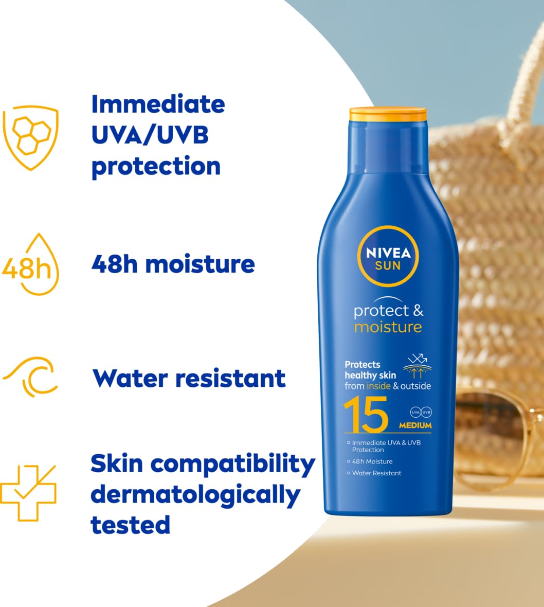 Sun by Nivea Moisturizing Sun Lotion SPF15 200ml
