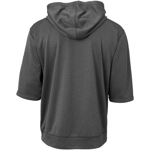 Rawlings Men's Half Sleeve Performance Hoodie, Grey, Large