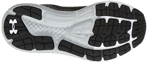 Under Armour Men's Charged Rogue 3 4E Running Shoe, (002) Black/Mod Gray/White, 8