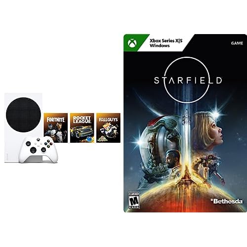 Xbox Series S - Bonus Content Featuring Fortnite, Rocket League, Fall Guys & Starfield Standard Edition - PRE-PURCHASE Windows 10 [Digital Code]