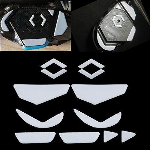 Tiger Gaming Mouse Feet,Mouse Skate for G502 Mouse White Mouse Glides Edge 2 Sets/Pack