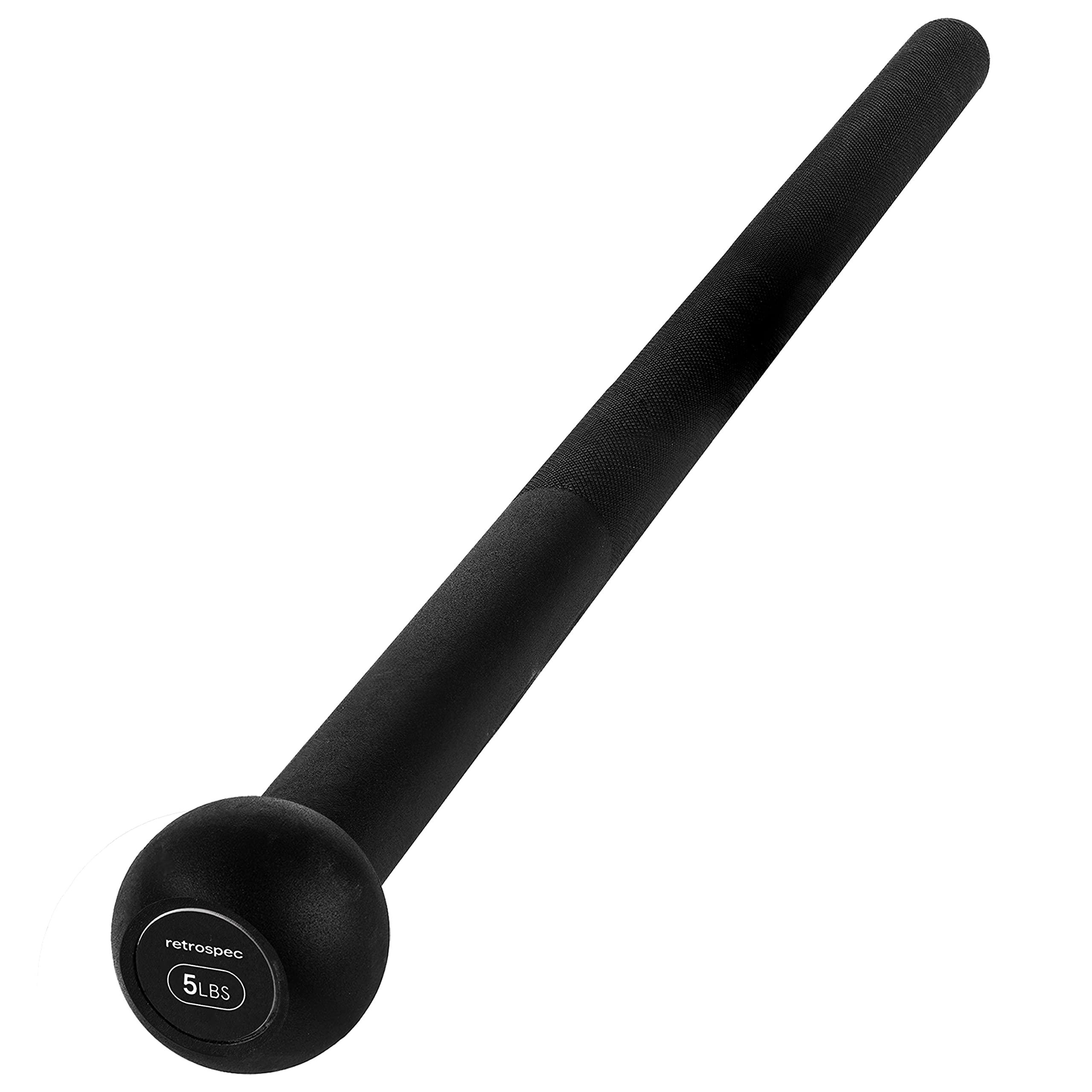 Retrospec Steel Macebell 5 to 30lbs for Men & Women Steel Mace Strength Training & Full Body Workouts
