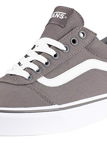 Vans Men's Trainers Low-Top Sneakers, Grey ((Canvas) Pewter/White 4wv), 11.5
