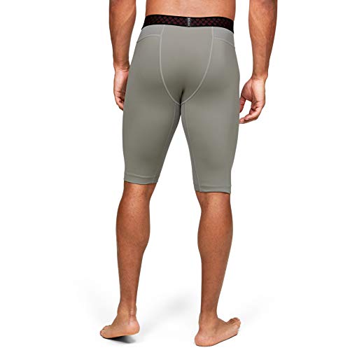 Under Armour Men's UA Rush HeatGear Long Compression Shorts LG Green