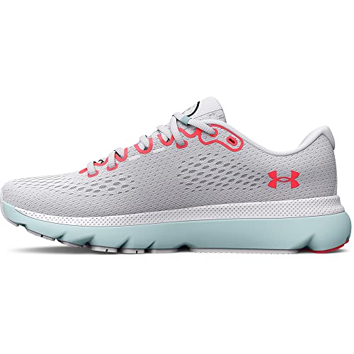 Under Armour Women's HOVR Infinite 4 Running Shoe, (102) White/Fuse Teal/Black, 10