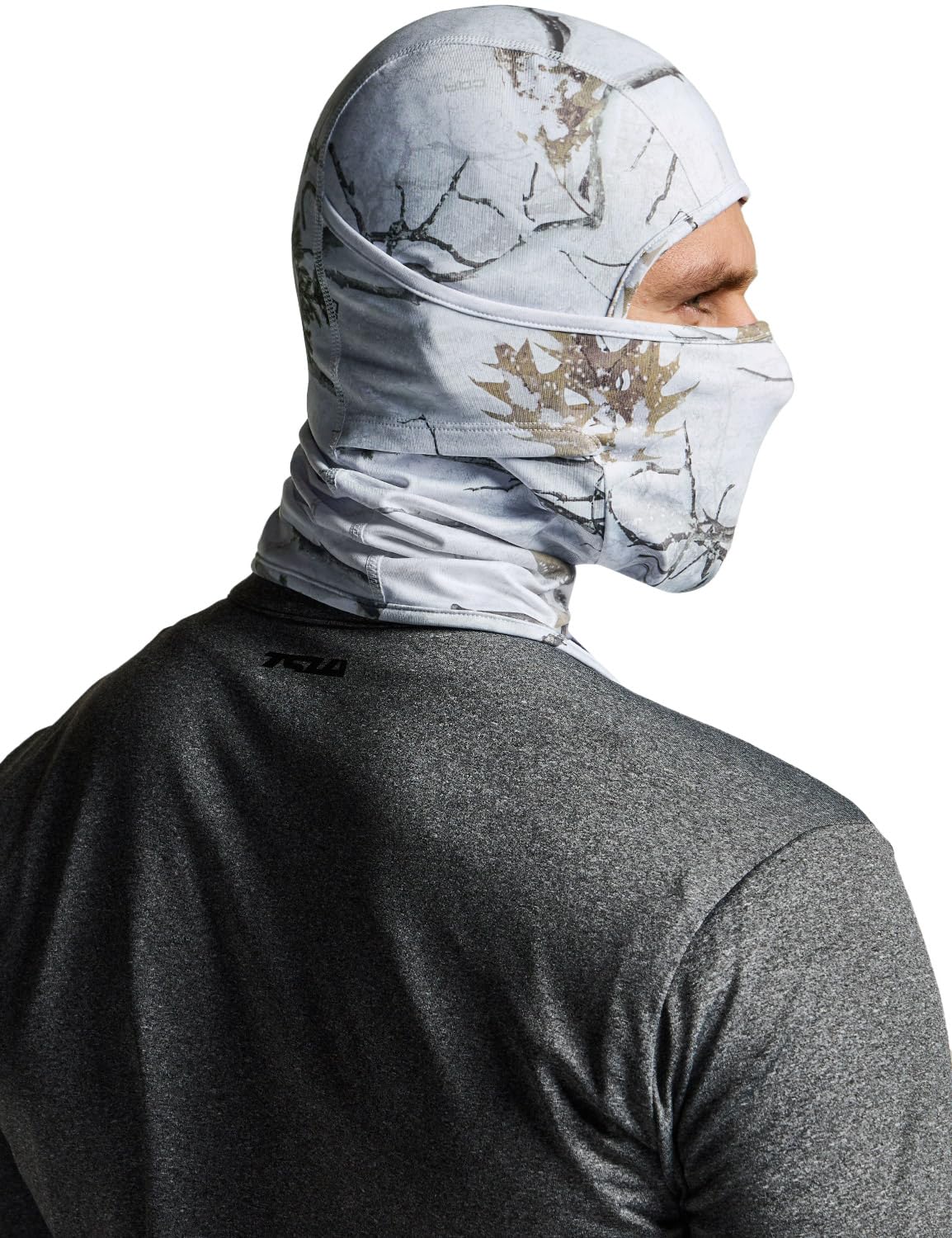 TSLA Thermal Winter Balaclava Face Mask, UV Protection Fleece Lined Ski Mask, Lightweight Windproof Neck Gaiter, Windproof Balaclava Black, One Size