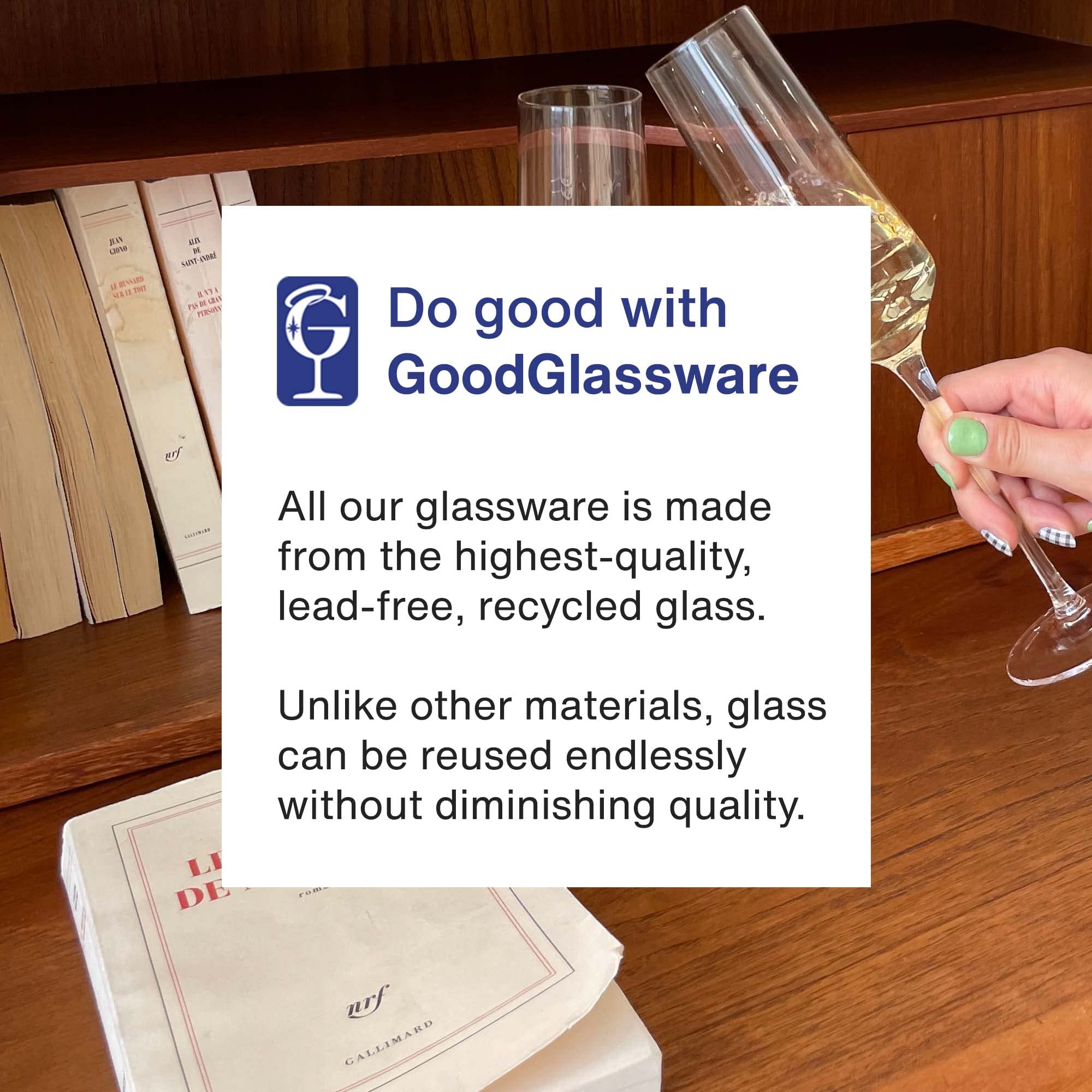 Vintorio GoodGlassware Champagne Flutes (Set Of 4) 8.5 oz β Tall, Long Stem, Crystal Clear, Classic, and Seamless Tower Design - Dishwasher Safe, Quality Sparkling Wine Stemware