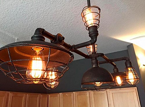 Rolay 6 Pack, 25 Watt Vintage Edison Light Bulb with Squirrel Cage Filament, 110~130 Volts, E26 Base