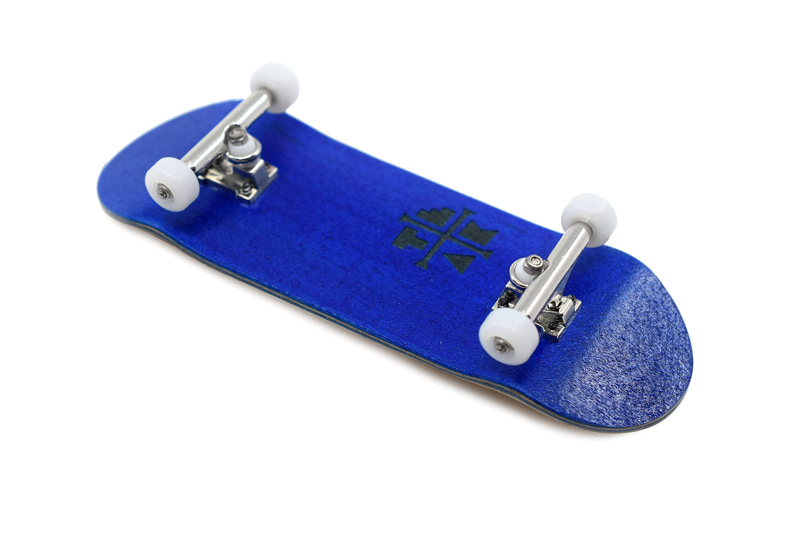 Teak Tuning Prolific Complete 32mm Fingerboard with Prodigy Trucks - Pre-Assembled - Blue Blizzard Edition - Upgraded Components, Pro Board Shape and Size, Bearing Wheels, and Locknuts