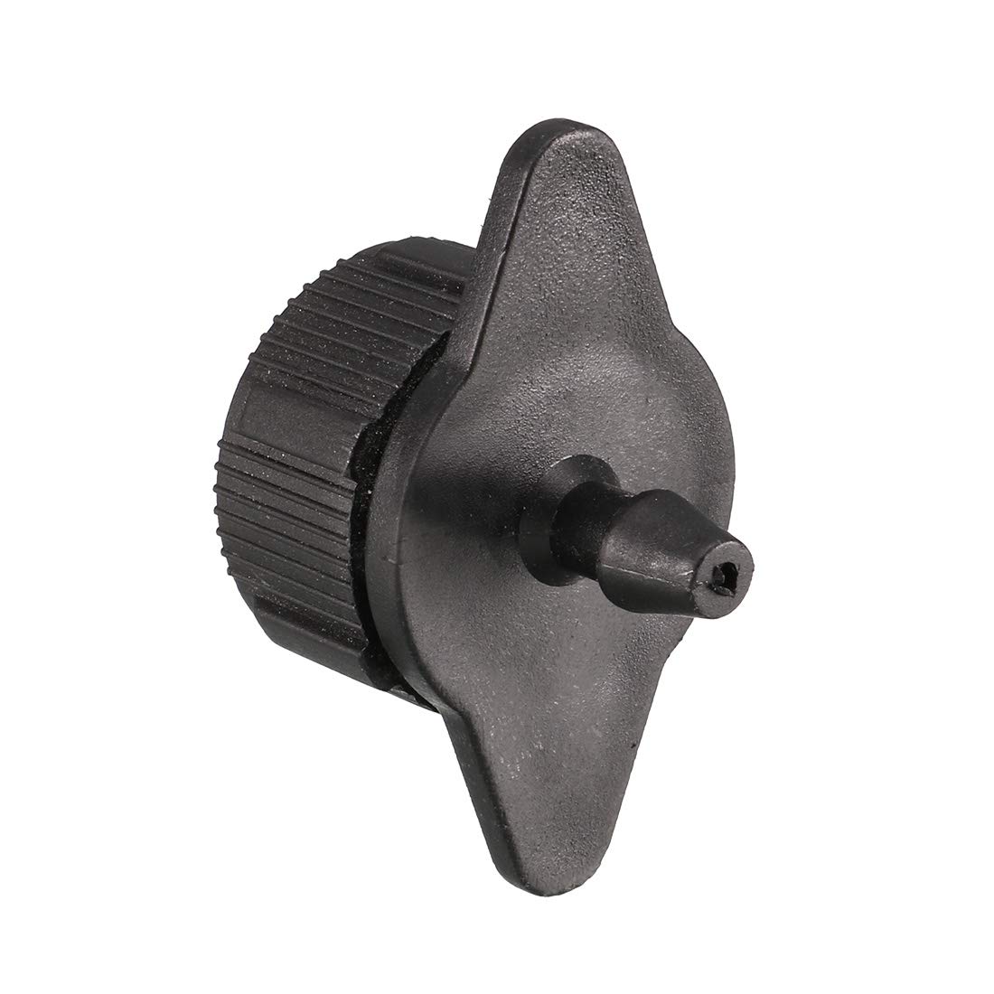 uxcell Pressure Compensating Dripper 1 GPH 4L/H Emitter for Garden Lawn Drip Irrigation with Barbed Hose Connector, Plastic Black 15pcs