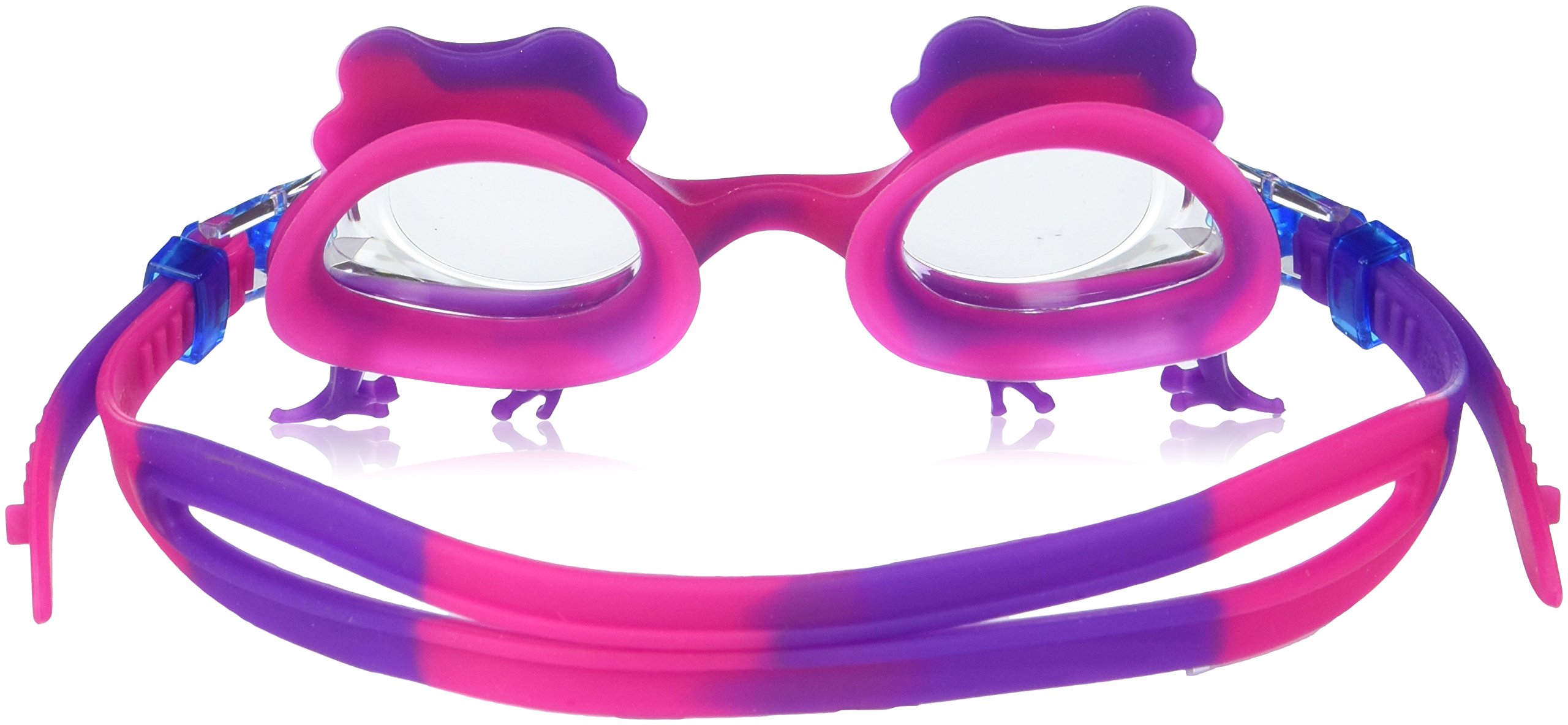 TYR Kids Swimple Frog Accessories, Clear Pink/Purple, All Size