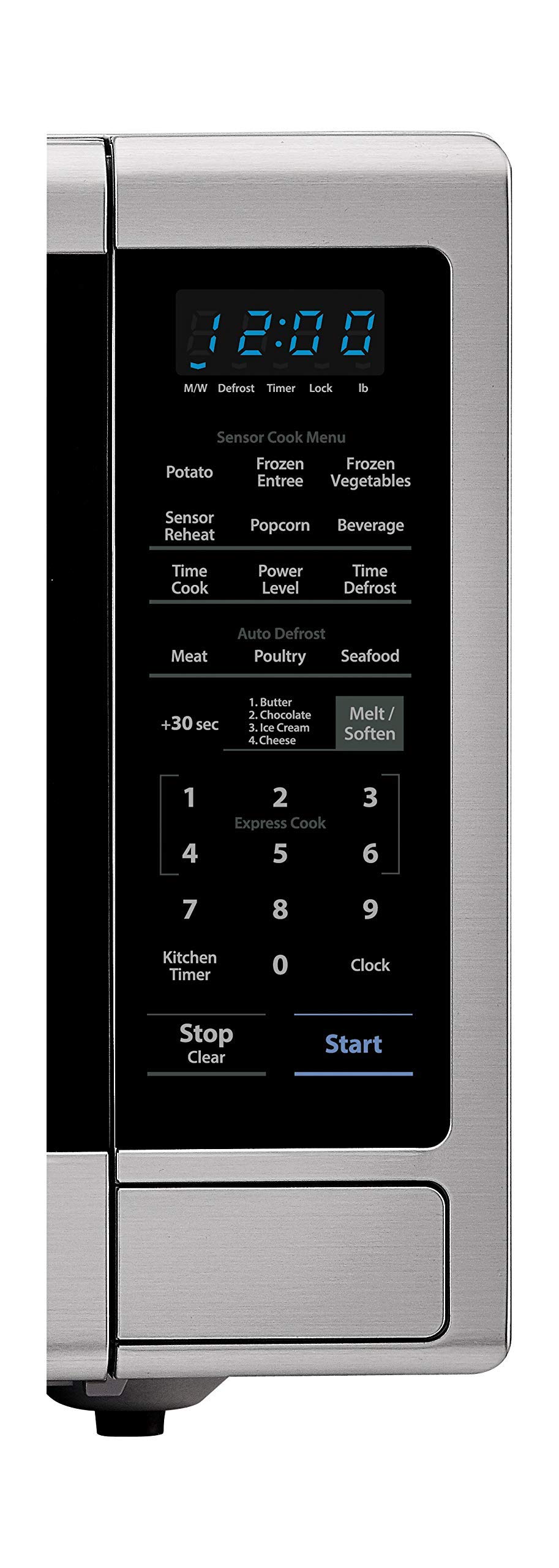 Sharp ZSMC2242DS Countertop 1200 Watt Microwave Oven 2.2 cu. ft Stainless Steel (Renewed)
