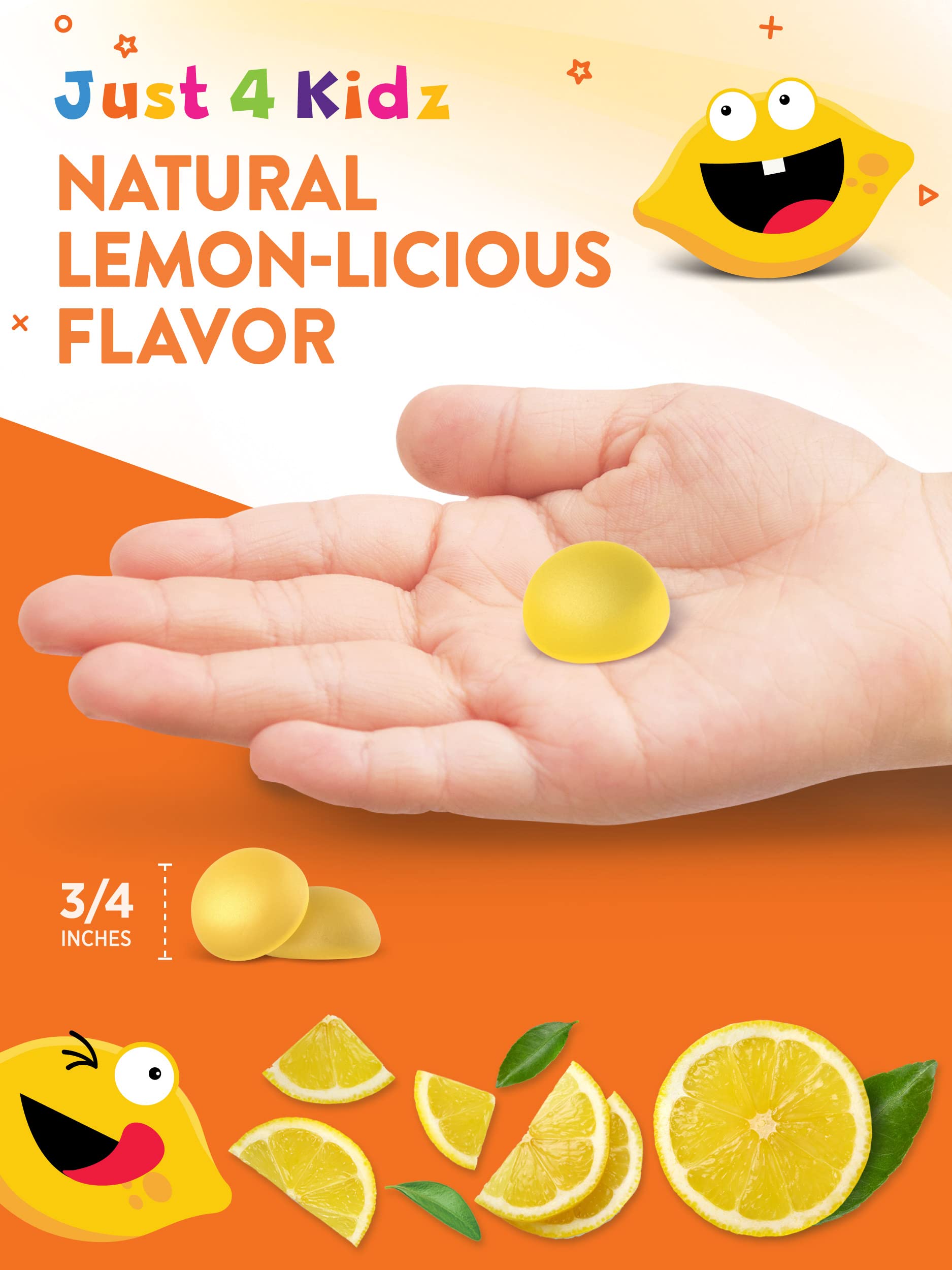 Vitamin C Gummies for Kids | with Zinc | 60 Count | Vegetarian, Non-GMO & Gluten Free | by Natures Truth