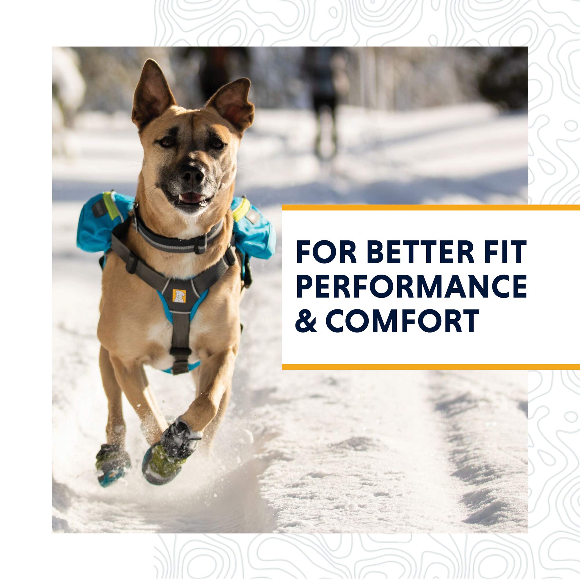 Ruffwear, Bark'n Boot Liners Stretch Socks for Dog Boots, Twilight Gray, 2.00 in/2.25 in