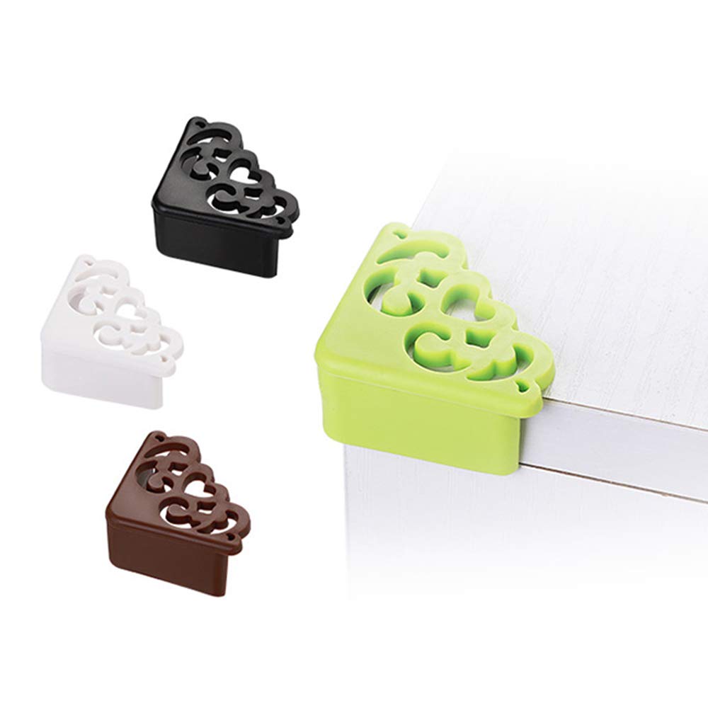 Safe Corner Protector,4PCS Hollow Out Flower Pattern Soft Baby Safety Corner Protectors Guards Table Corner Guards for Child and Baby Coffee