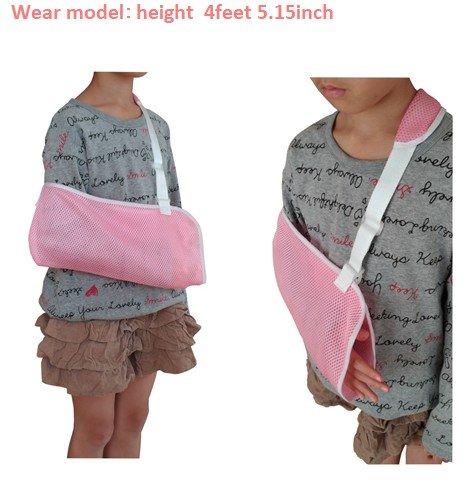 Uni Arm Sling for Kids & Toddlers Shoulder Immobilizer sling (Light Blue XL-size)