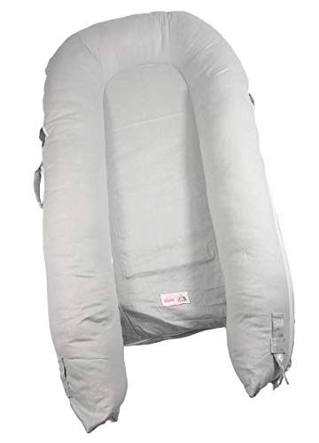 valsonix Baby Nest Cover [fits Dockatot Deluxe+] (Mighty Grey)