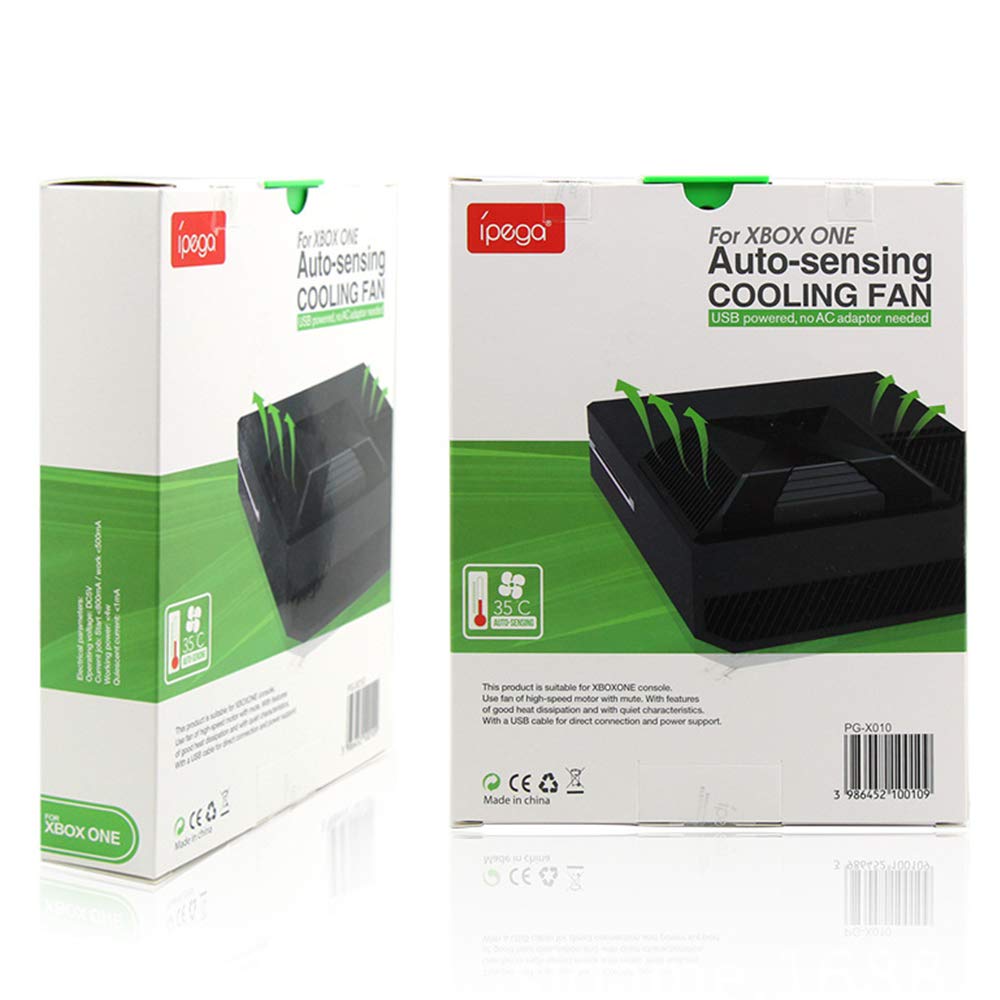Xbox One Cooling Fan, Professional USB Powered 35℃ Auto-Sensing Cooling Fan External Cooler Fan for Xbox One Console