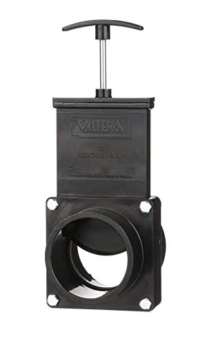 Valterra 3" RV Waste Dump Gate Valve 3-Inch Hub x 3-Inch Spigot Connection