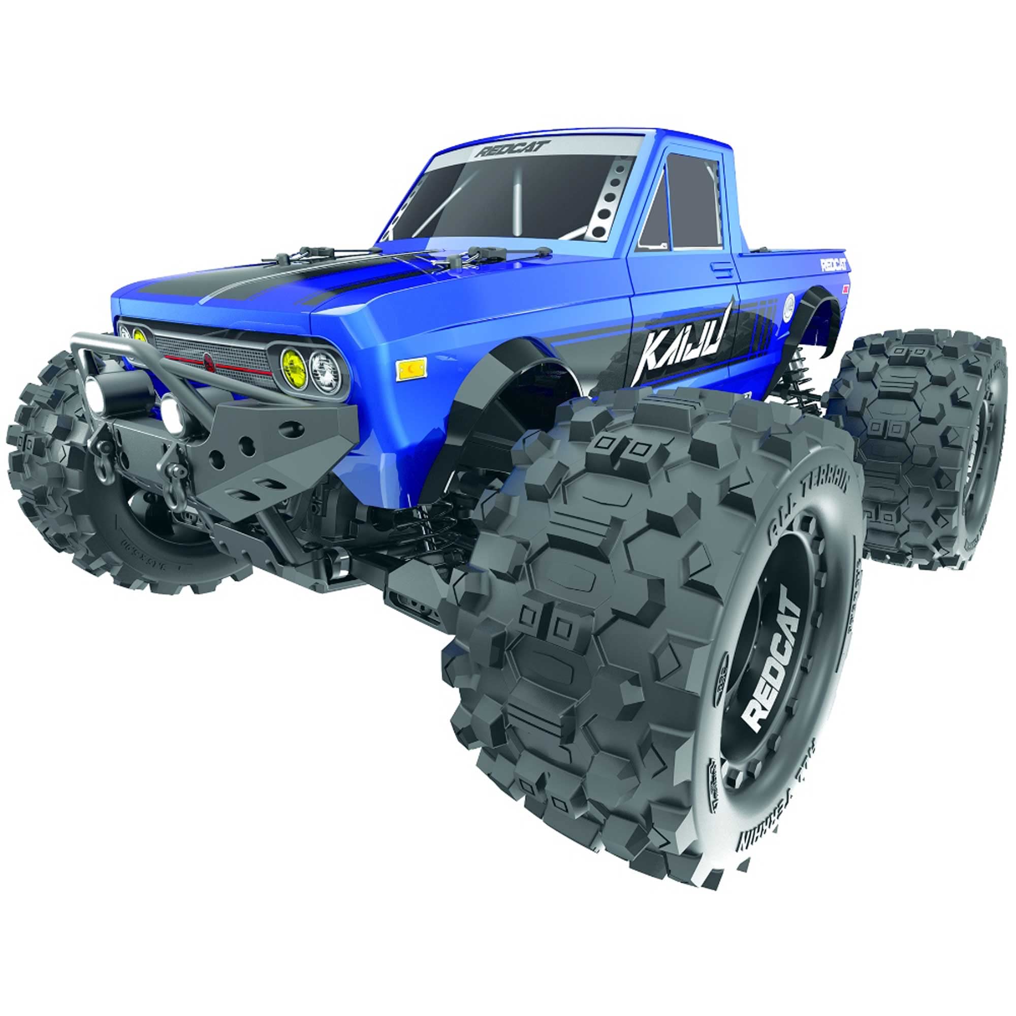Redcat Racing KAIJU - 1:8 Scale Monster Truck โ RTR- 6S Ready, Blue (KAIJU-BLUE)