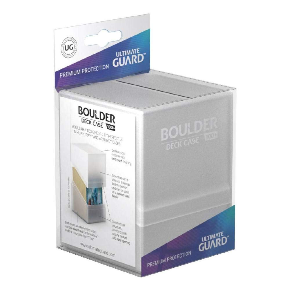 Ultimate Guard Frosted Boulder 100+ Heavy-Duty Deck Box Case Protector