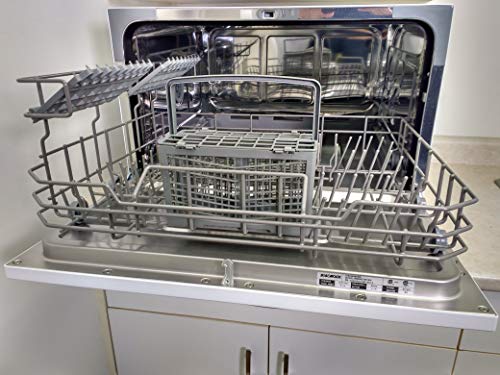 SoloRock 6 Settings Countertop Dishwasher - White Color