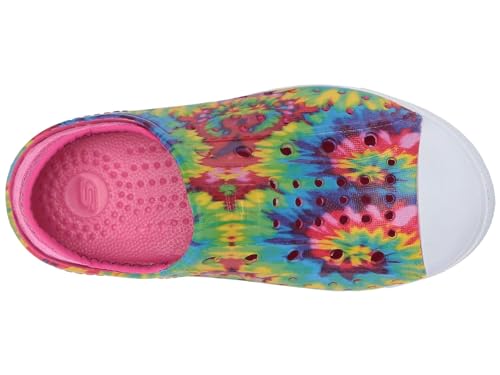 Skechers Girl's Foamies Guzman Steps - Color Hype Water Shoe, Multi, 8 Toddler