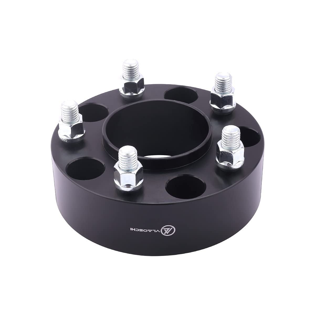 VLAOSCHI Black Forged 5x135 Hubcentric Wheel Spacers 2 Inch with 14x2 Studs Compatible with Ford Lin-coln 5 Lug for 1997-2003 F150 | 1997-2002 Expedition | 1998-2002 Navigator - Pack of 4