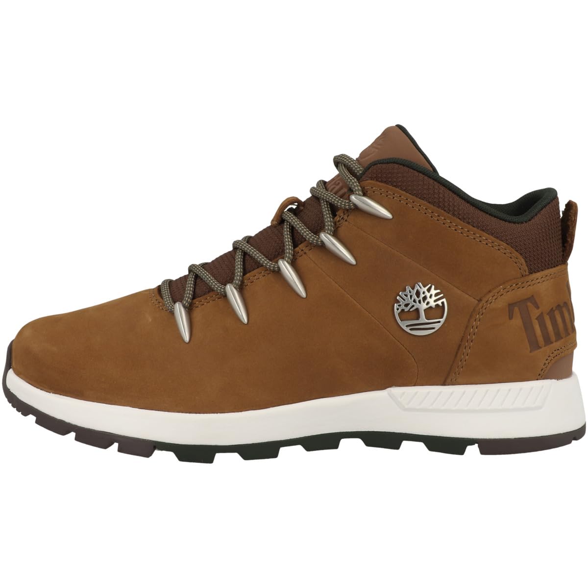 Timberland Mens Sprint Trekker Mid Nubuck Rust Boots 10.5 US