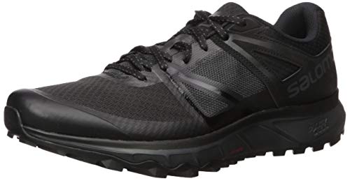 Salomon mens Trailster Trail Running Shoe, Phantom/Black/Magnet, 10.5 US