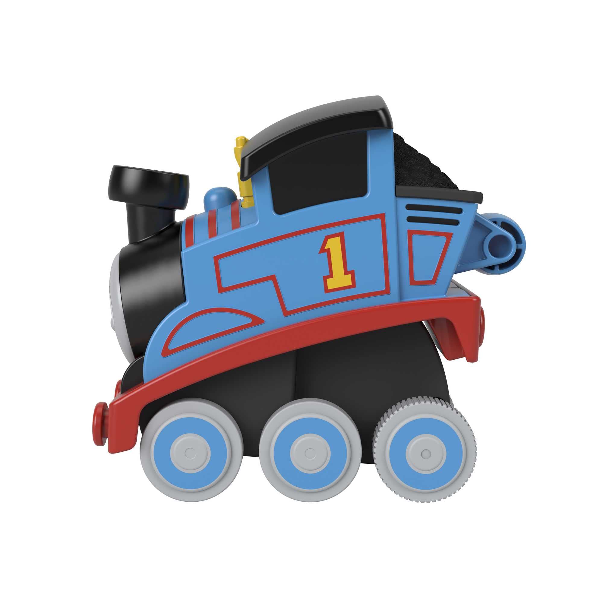 Thomas & Friends Racing Toy Train, Press 'n Go Stunt Thomas Engine for Toddler & Preschool Pretend Play Ages 2+ Years