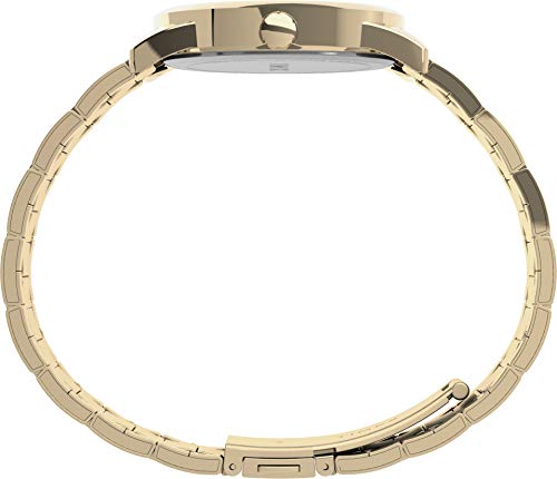 Timex Men's Easy Reader 38mm Watch – Gold-Tone Case Cream Dial with Gold-Tone Stainless Steel Bracelet