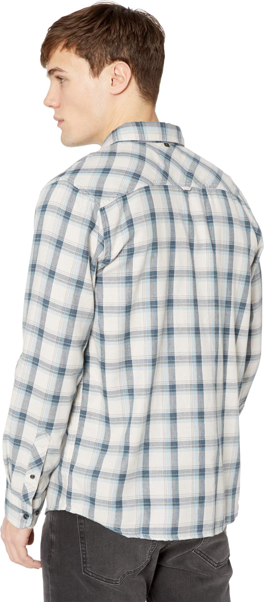 Rip Curl Men's Benton Flannel, Off White, S
