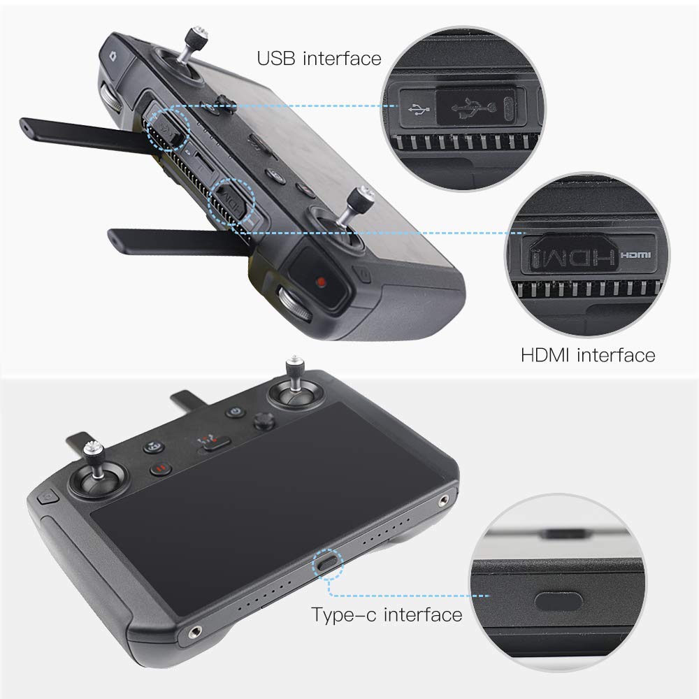 RCstyle Terminal Water-Resistant Dust Cover Plug Compatible with DJI Mavic 2 Zoom/Pro Enterprise Smart RC Remote Controller Accessory 3pcs
