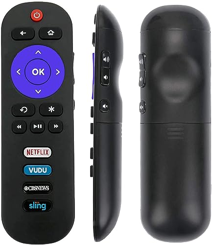 Universal RC280 Remote Control Compatible with All TCL ROKU Smart TV with CBSNEWS Netflix Sling VUDU Shortcuts