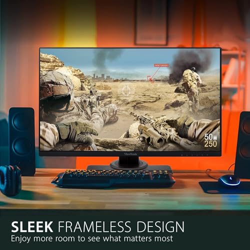 ViewSonic XG2431 24 Inch 1080p 0.5ms 240Hz Gaming Monitor with FreeSync Premium, Advanced Ergonomics, Eye Care, HDR400