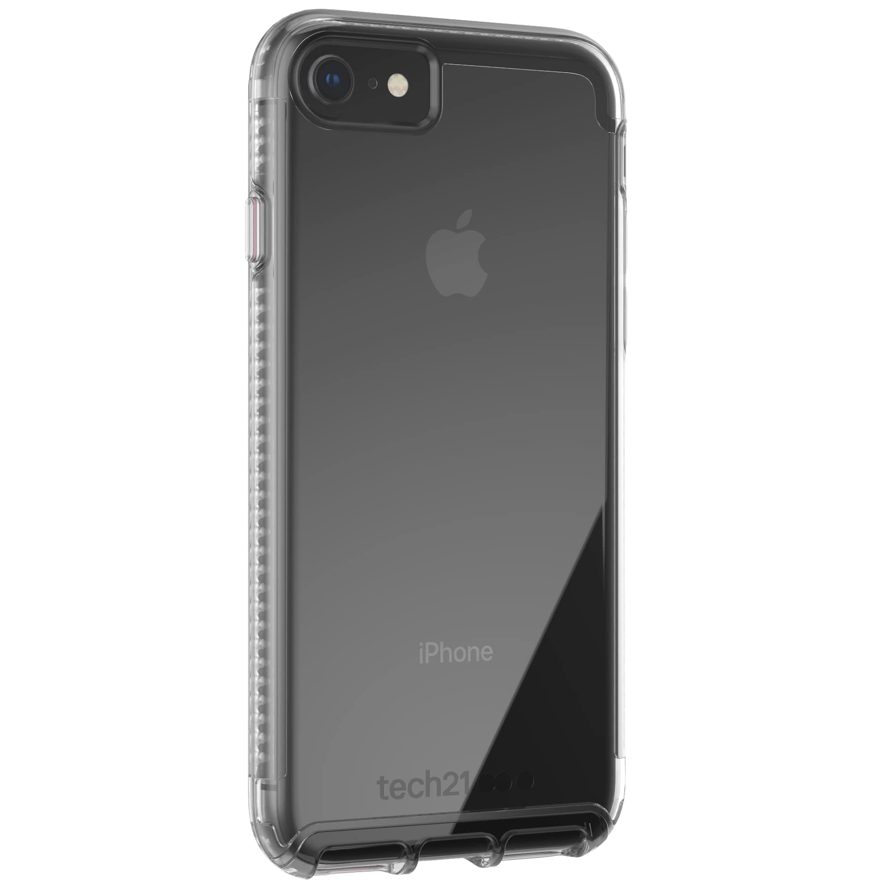 Tech21 Pure Clear for iPhone SE 2022 (3rd Gen), SE 2020 (2ND GEN), 7/8 β Crystal Clear Phone Case with 12ft Multi-Drop Protection