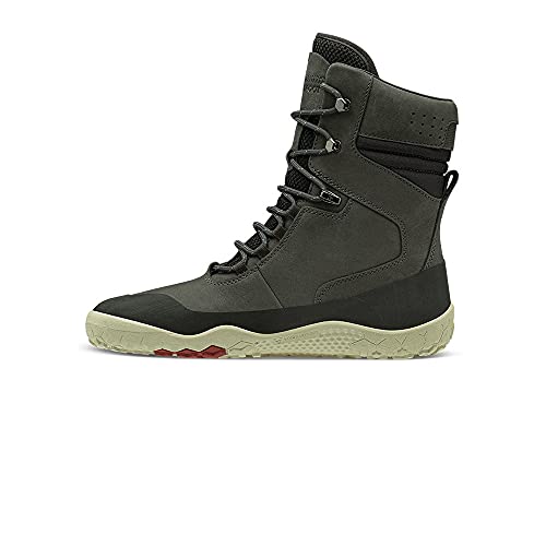 Vivobarefoot Tracker HI FG, Womens Leather Hiking Boot With Barefoot Firm Ground Sole and Thermal Protection